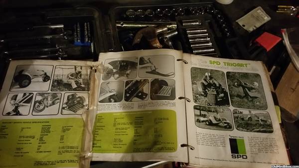 SPD Sperry rand tricart find | OldMiniBikes.com