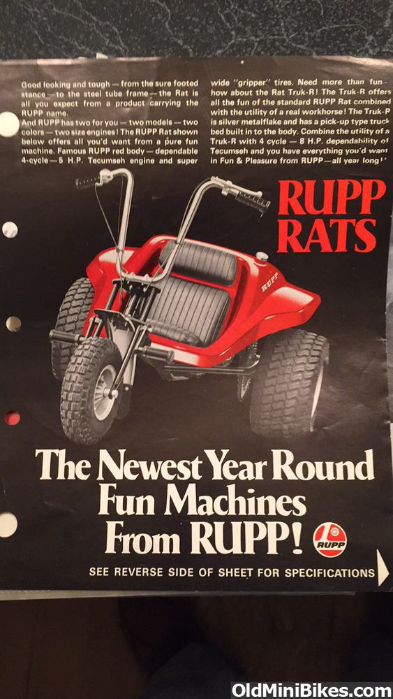 Rupp rat or trucker trikes | OldMiniBikes.com