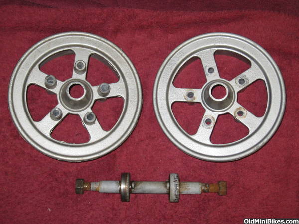 "Aggie" wheels, Jc Agajanian, Aggie KingOLawn | OldMiniBikes.com