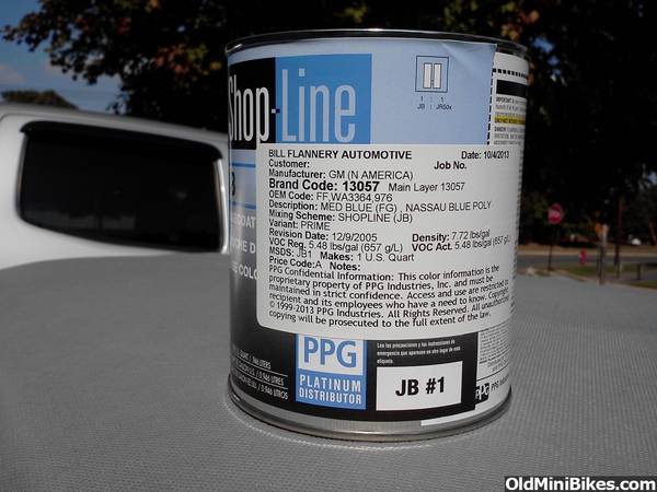 Bonanza 1300 Blue Color ? | OldMiniBikes.com