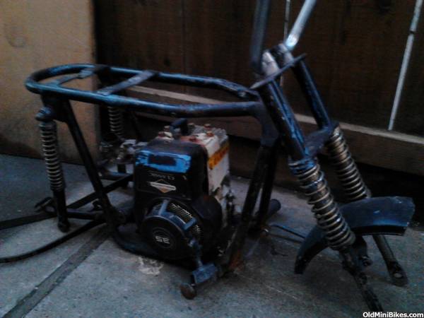 Can someone help identify these minibike frames? | OldMiniBikes.com