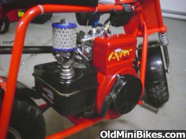 Custom Briggs Raptor Engine w/ Header | OldMiniBikes.com