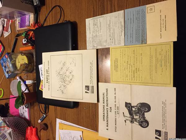 68 Rupp TT500 TRUE SURVIVOR.....REVIVAL!!!!!!!!!!!! | OldMiniBikes.com