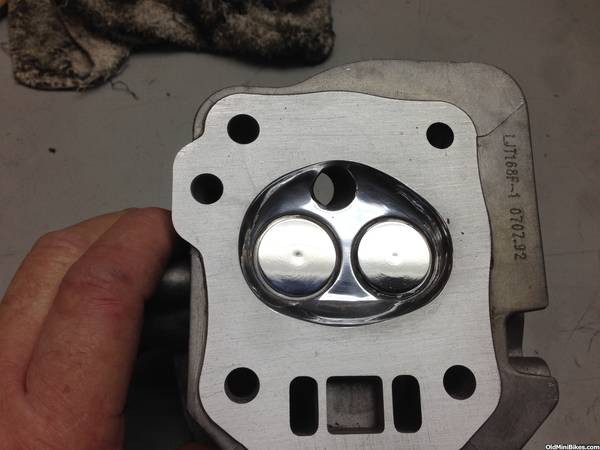 14cc clone head porting | OldMiniBikes.com