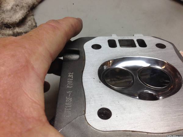 14cc clone head porting | OldMiniBikes.com