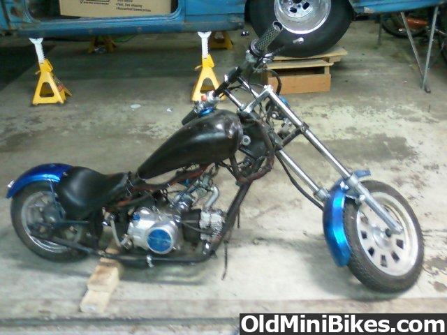 What make/model is this 110cc mini chopper?