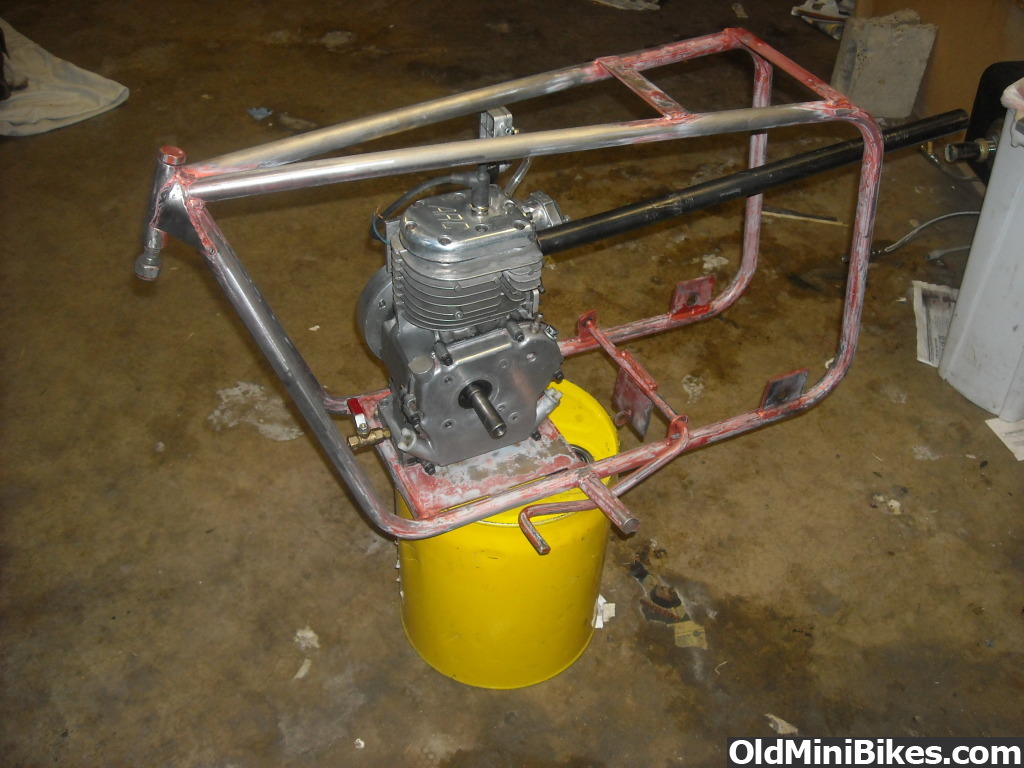 Joes mini bike frame in so-cal orange county | OldMiniBikes.com