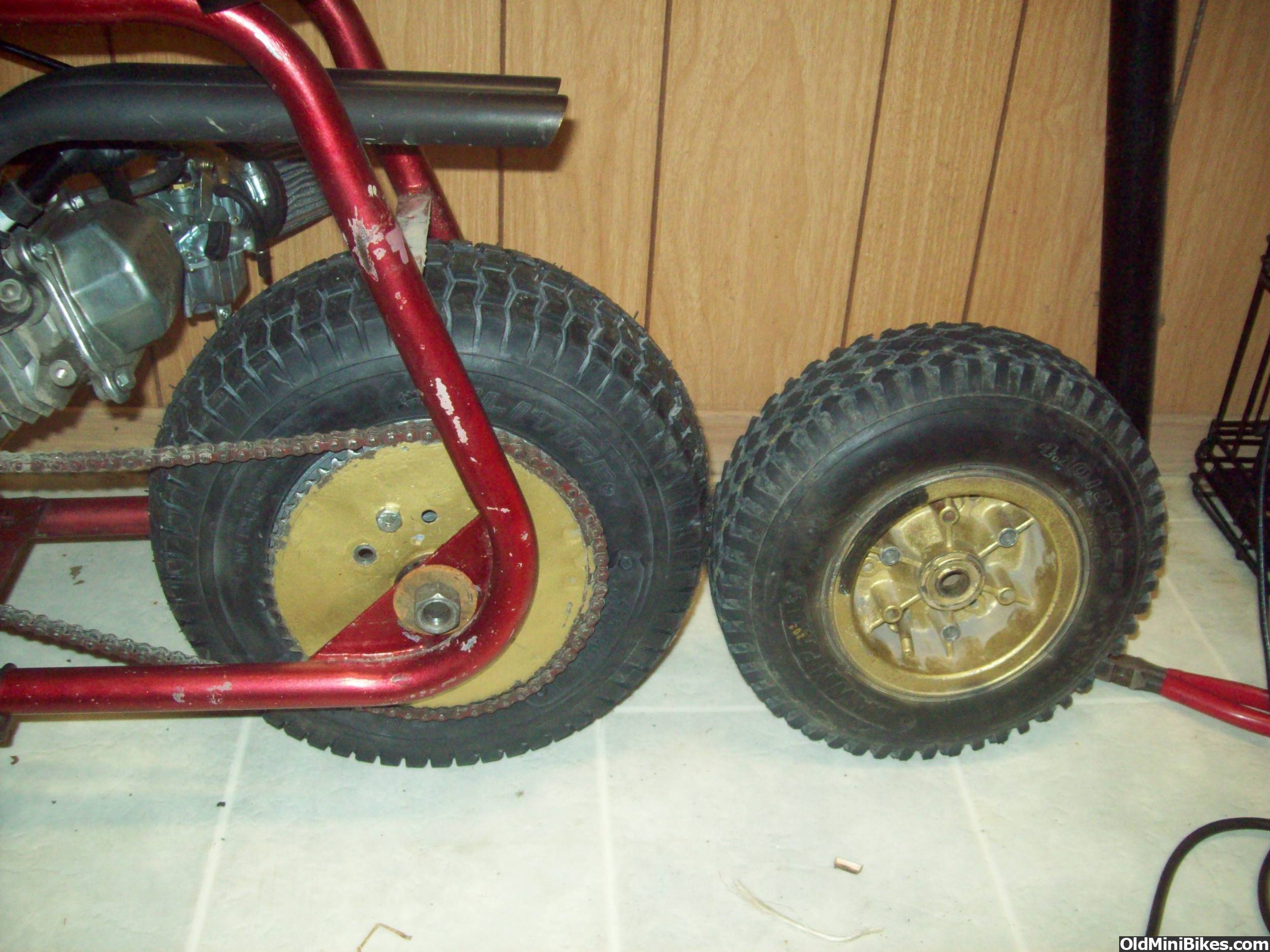 bigger rims, taller | OldMiniBikes.com