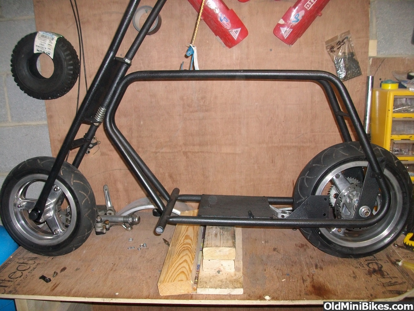 mini bike with x1 parts build | OldMiniBikes.com