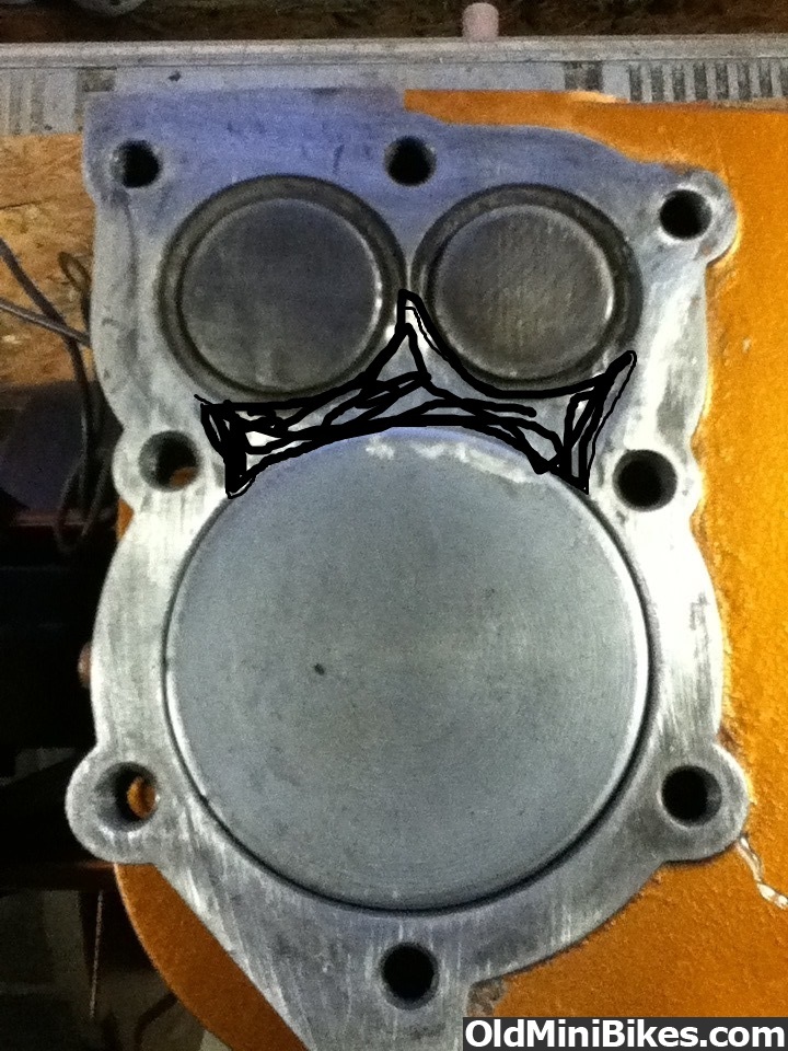 did i shave my briggs head too much? | OldMiniBikes.com