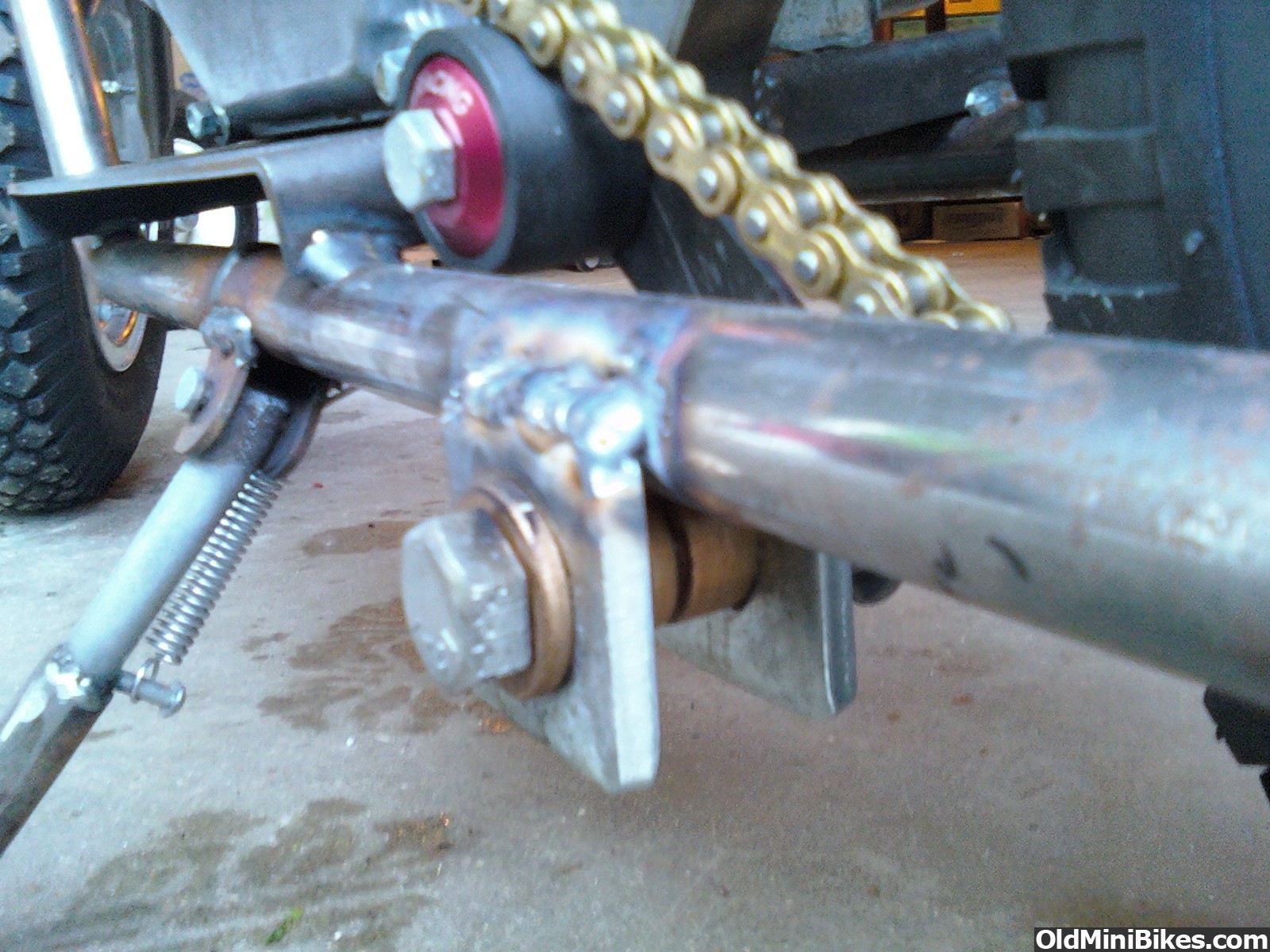 7 1/4" kickstand from OldMiniBikes - Need Bracket | OldMiniBikes.com