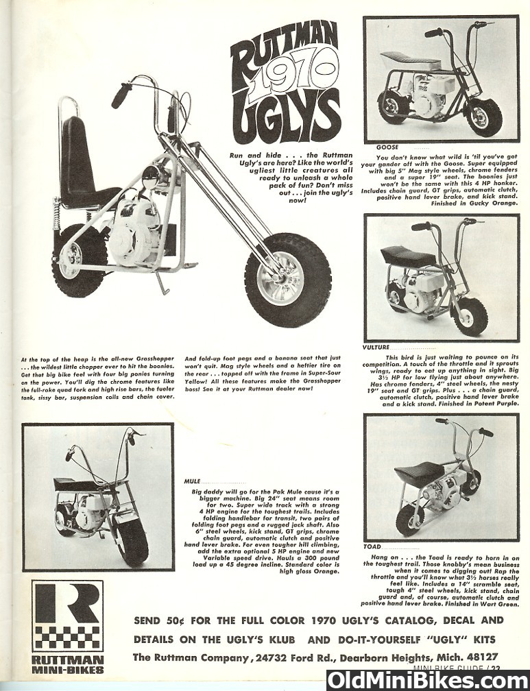 Vintage Mini Bike Magazine Ads and Brochures | Page 2 | OldMiniBikes.com