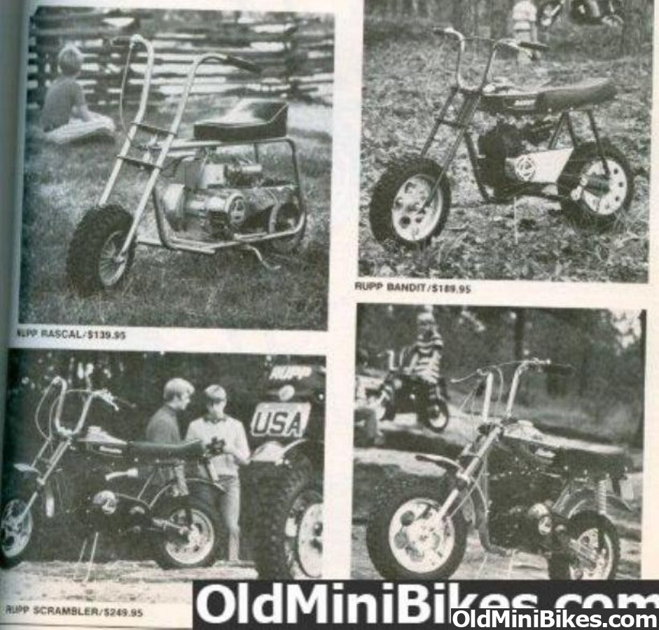 Model and Year of this rupp mini-bike | OldMiniBikes.com