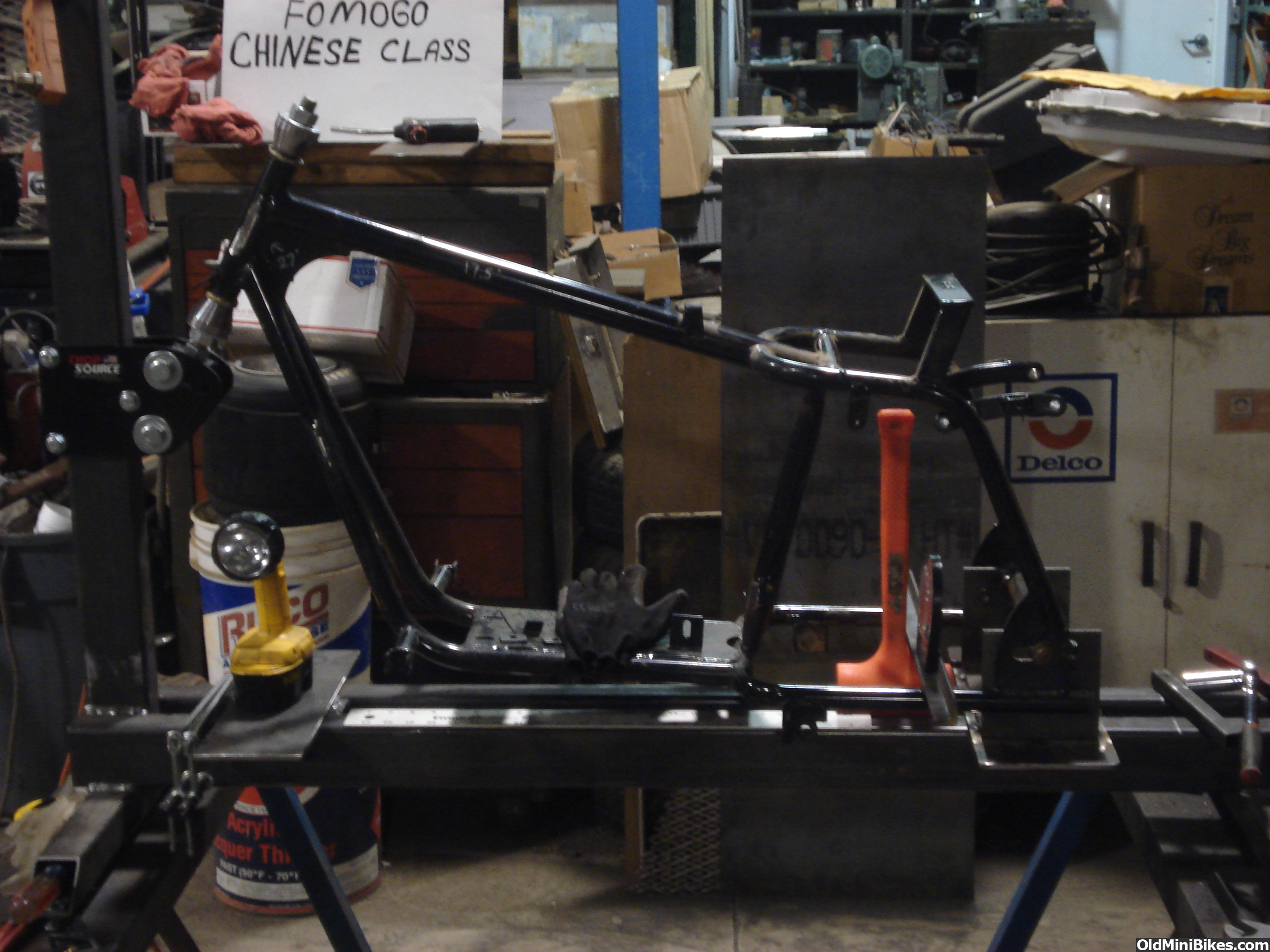 Who has scratch built a frame? | OldMiniBikes.com
