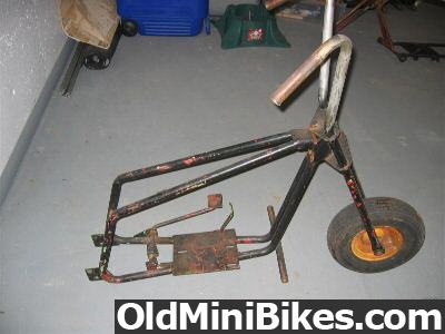 Duck Bird Minibike Frame | OldMiniBikes.com