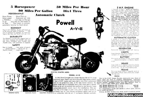 Pre Powell Challenger | OldMiniBikes.com
