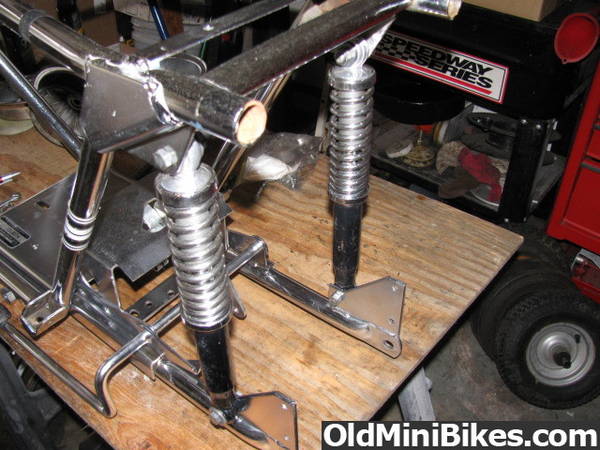 Home made swing arm? | OldMiniBikes.com