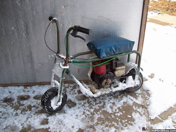 Custom Mini Snow Bike build | OldMiniBikes.com
