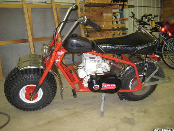 Super Bronc VT-10 electric start almost done! | OldMiniBikes.com