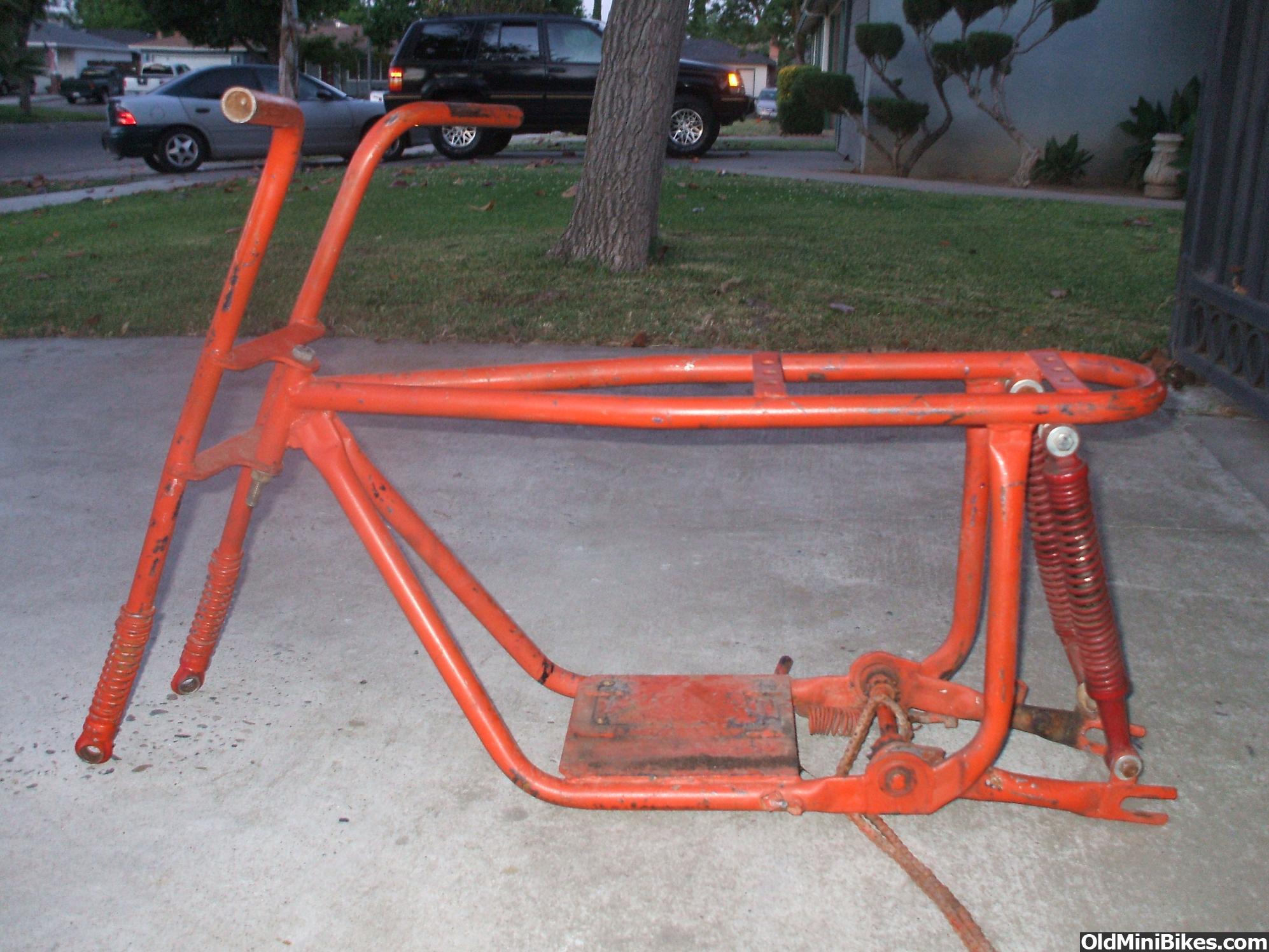 Early Taco 44 Frame | OldMiniBikes.com